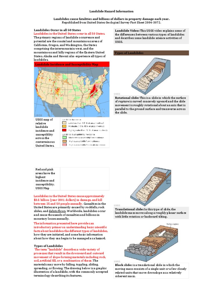 Landslides | PDF | Landslide | Volcano