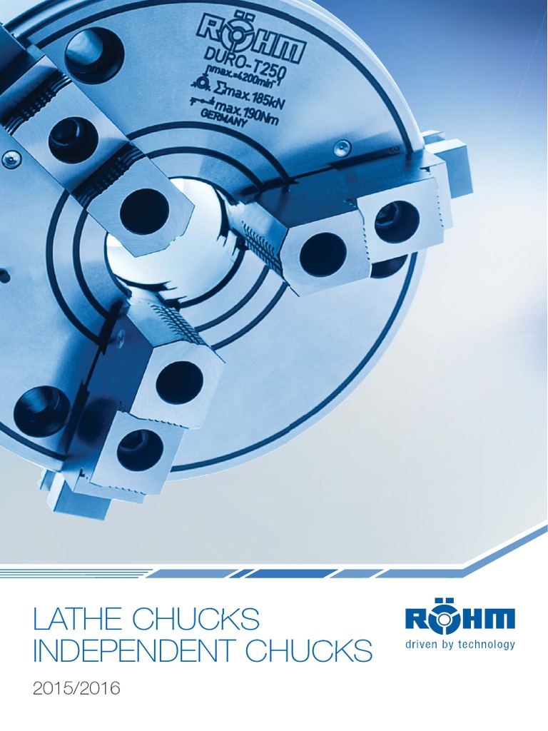 Rohm Lathe Chucks | PDF | Grinding (Abrasive Cutting) | Machines Rohm Lathe Chucks | PDF | Grinding (Abrasive Cutting) | Machines