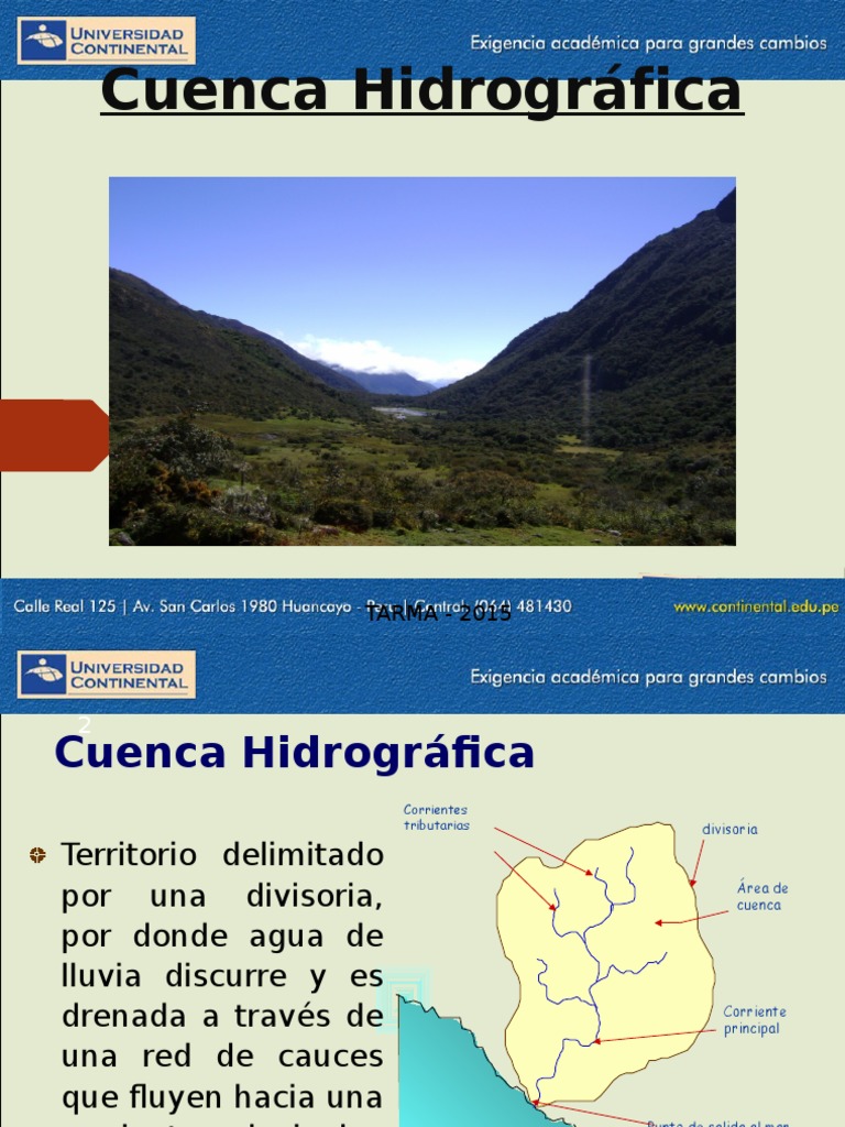 Definición y Estructura de Cuencas Hidrográficas | PDF | Cuenca de ...
