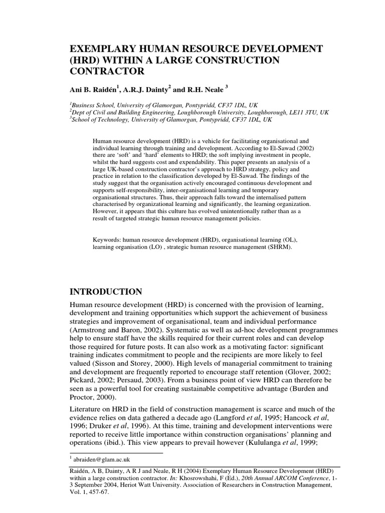 HRD Models in Practice PDF | PDF | Organizational Culture | Employment