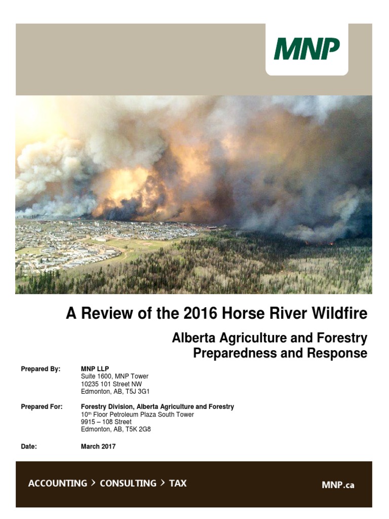 Wildfire MNP Report | PDF | Wildfire | Alberta