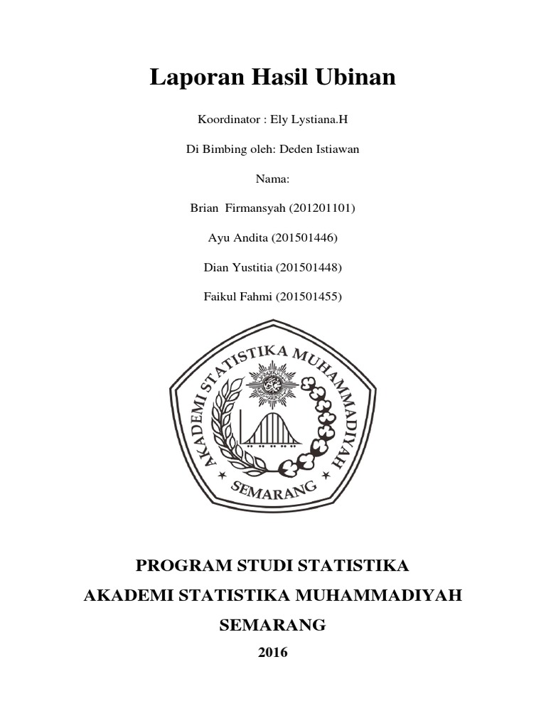 Laporan Ubinan | PDF