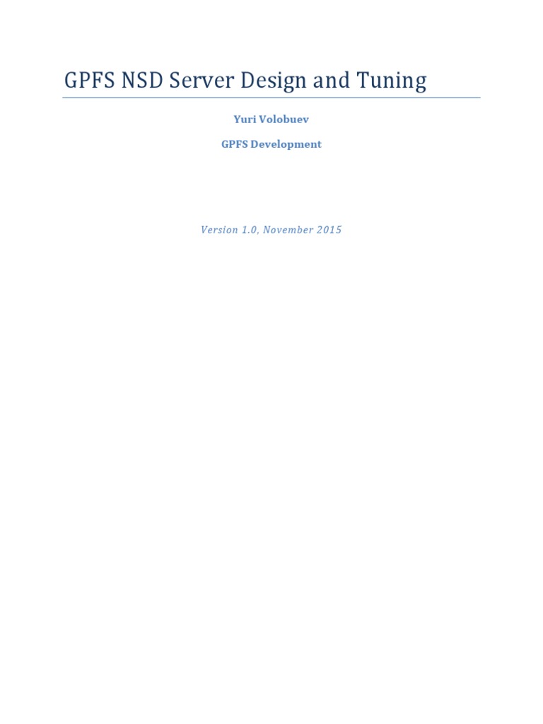 NSD Tuning | PDF | Server (Computing) | Thread (Computing)