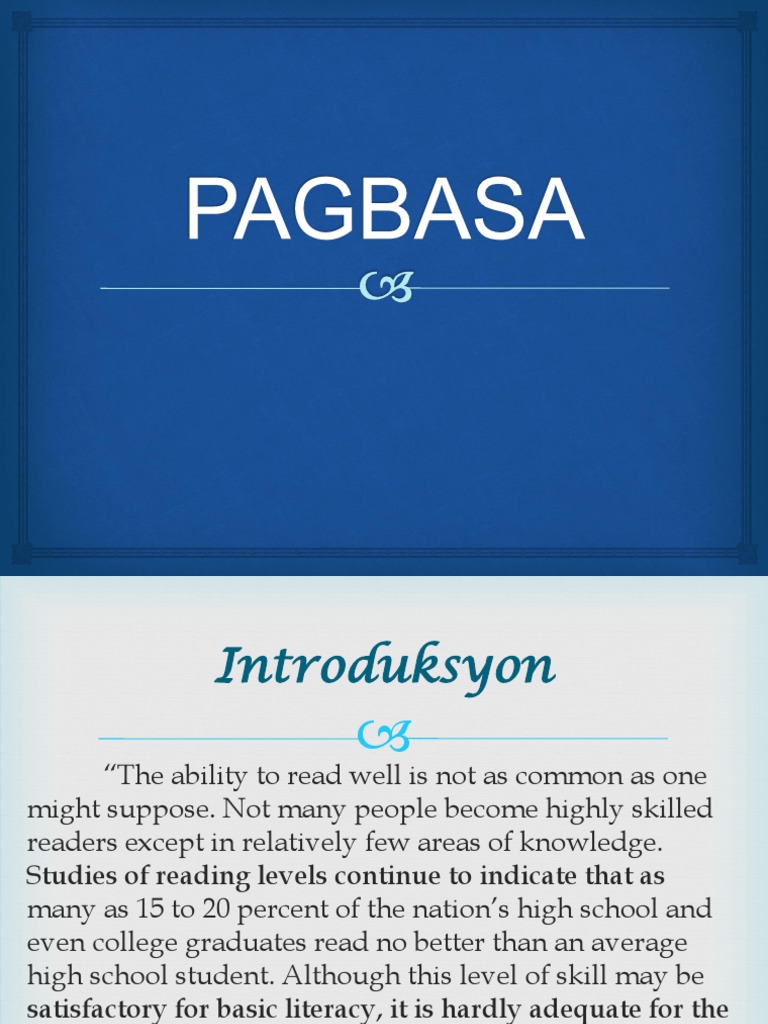 PAGBASA | PDF