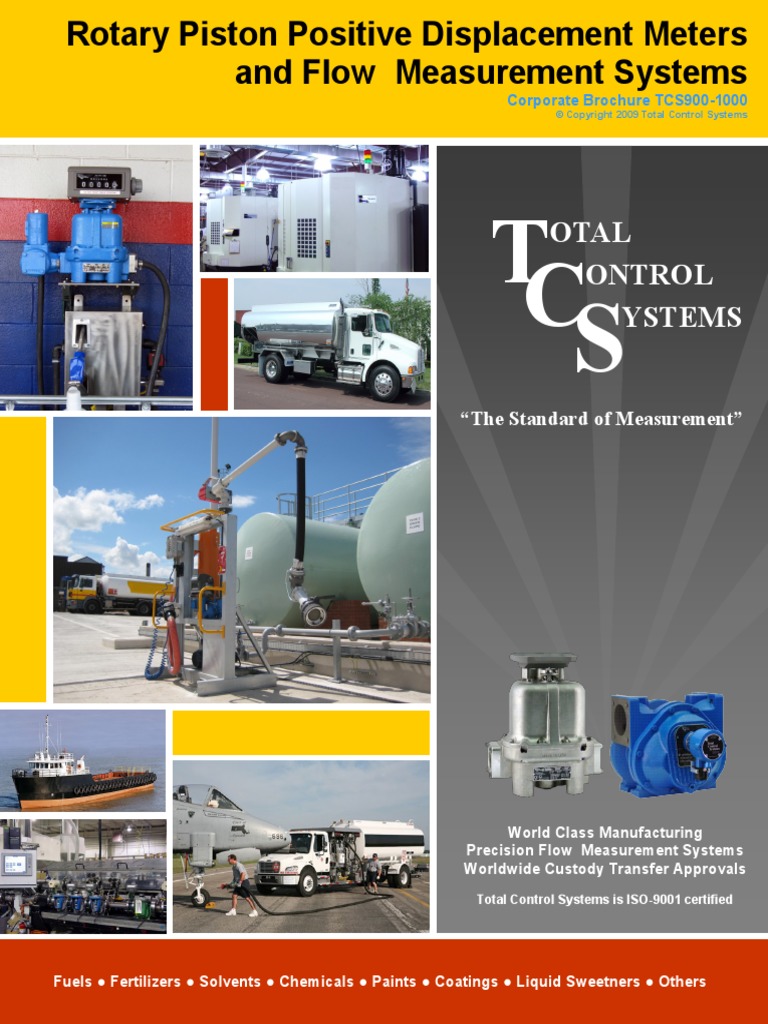 TCS 900 1000 TCS Company Presentation | PDF | Valve | Flow Measurement