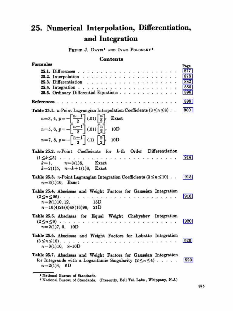 25 (1) - Numerical Interpolation - Differentiation - and Integration PDF | PDF | Integral ...