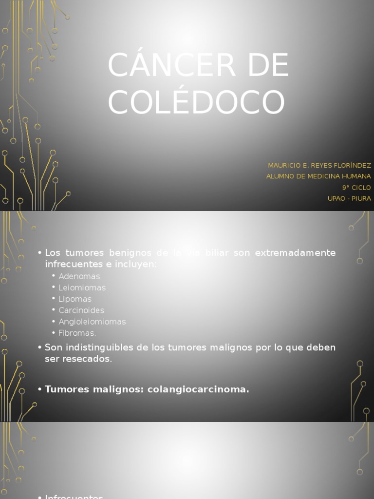 Cáncer de Colédoco | PDF | Cáncer | Gastroenterología