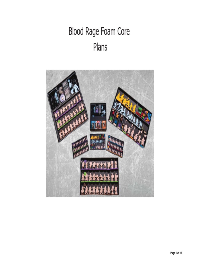 Blood Rage Foam Core Plans v1 1 PDF | PDF | Nature | Leisure