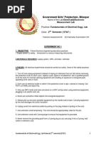 Familiarization With Electrical Lab Equipment | PDF | Electrical ...