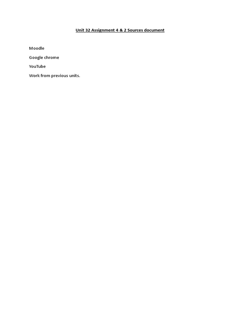Unit 32 Assignment 4 Pdf 3039