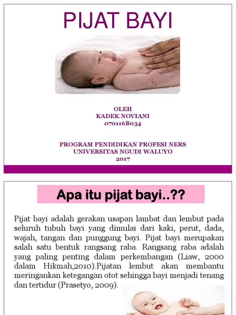 Pijat Bayi | PDF