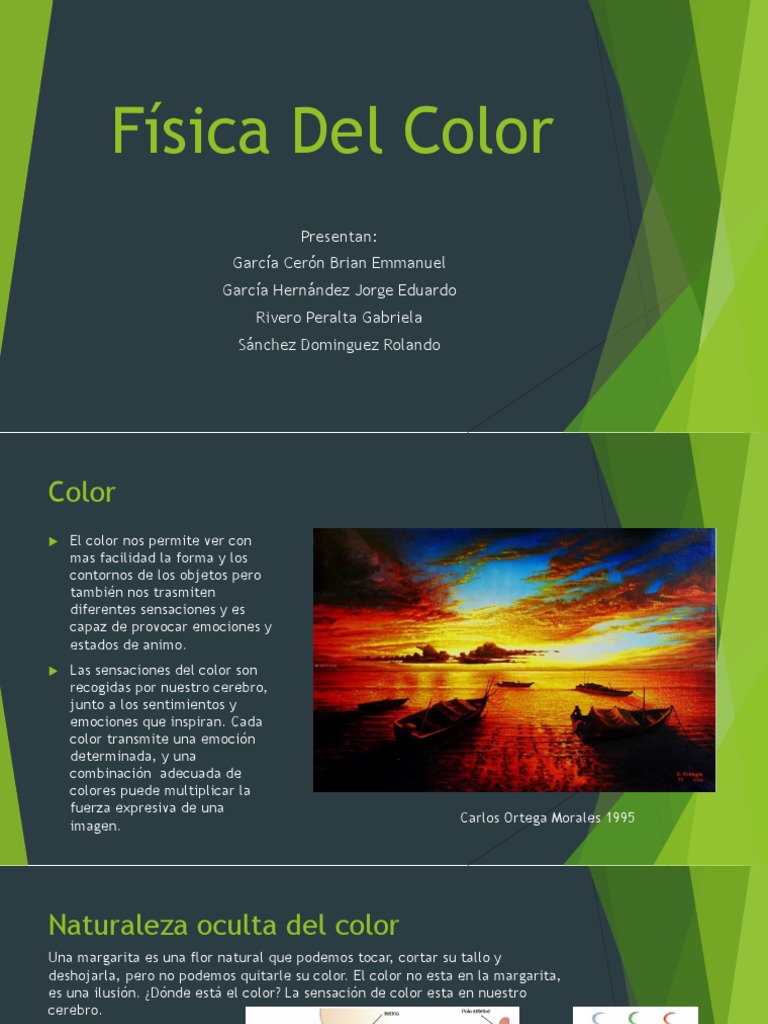 Física Del Color | PDF | Color | Azul