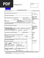 Visa Application Form - Namibian Home Affairs Form | PDF | Travel Visa ...