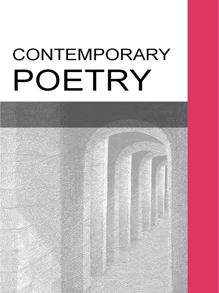 Contemporary Poetry | PDF | Poetry | Unrest