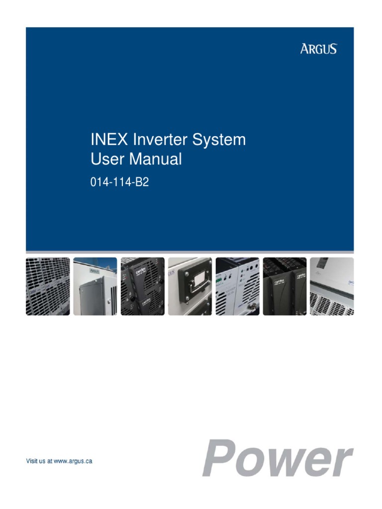 INEX 48V Inverter Operating Manual | PDF | Power Inverter | Electrical ...
