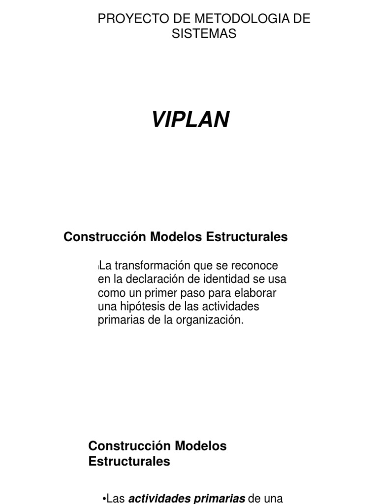 Viplan 2 | PDF | Complejidad | Diseño