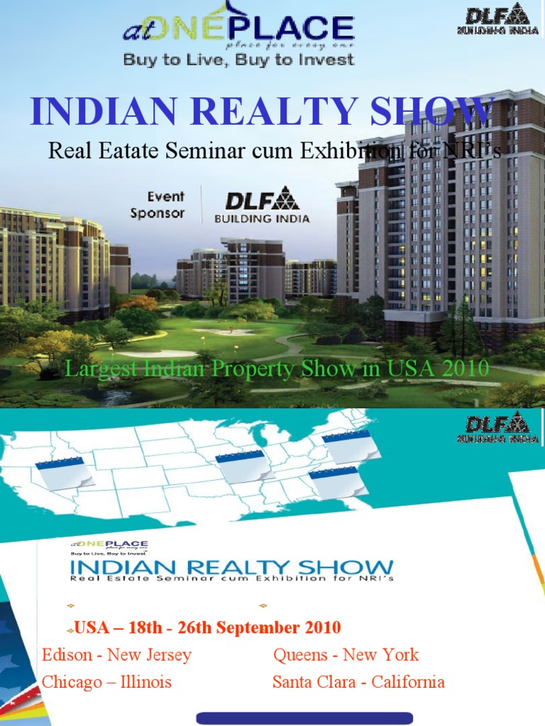 Indian Realty Show: Real Eatate Seminar Cum Exhibition For NRI's | PDF ...