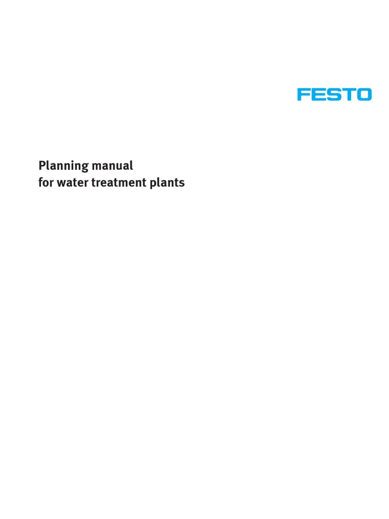 Water Treat Festo Manual Plan | PDF | Programmable Logic Controller | Valve