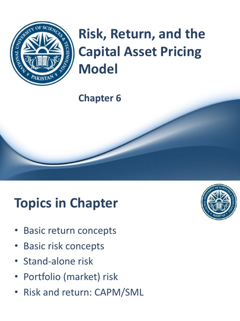 CH 06 - Risk, Return, and The Capital Asset Pricing Model | PDF ...