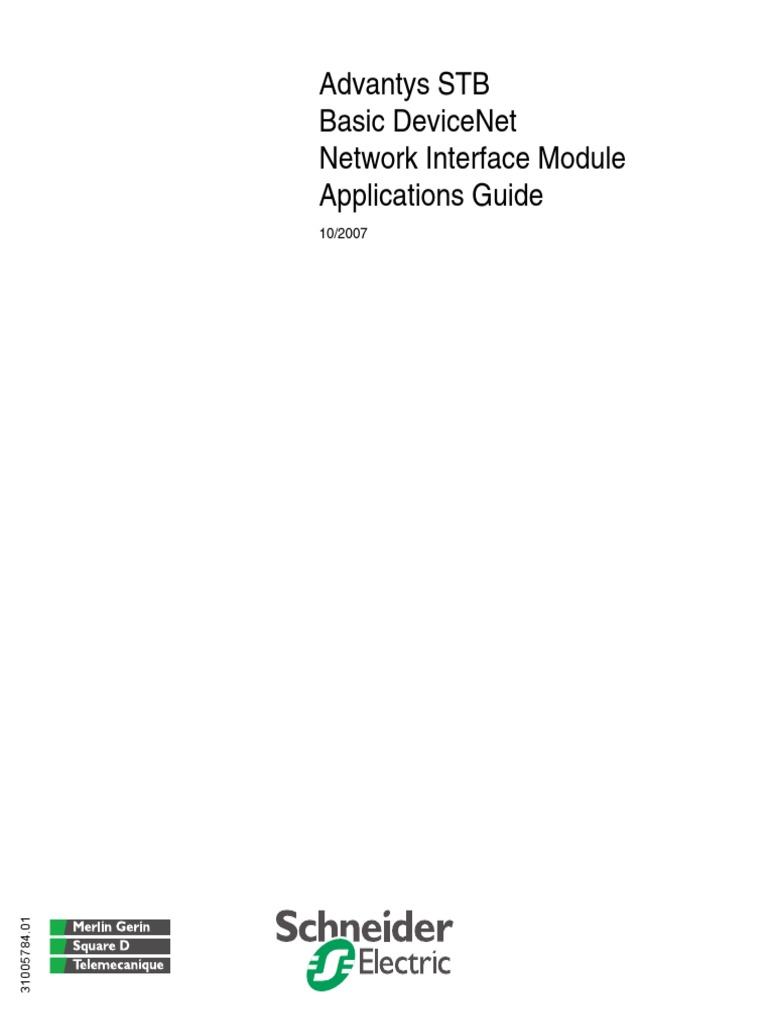 Advantys en DeviceNet | PDF | Network Topology | Computer Network