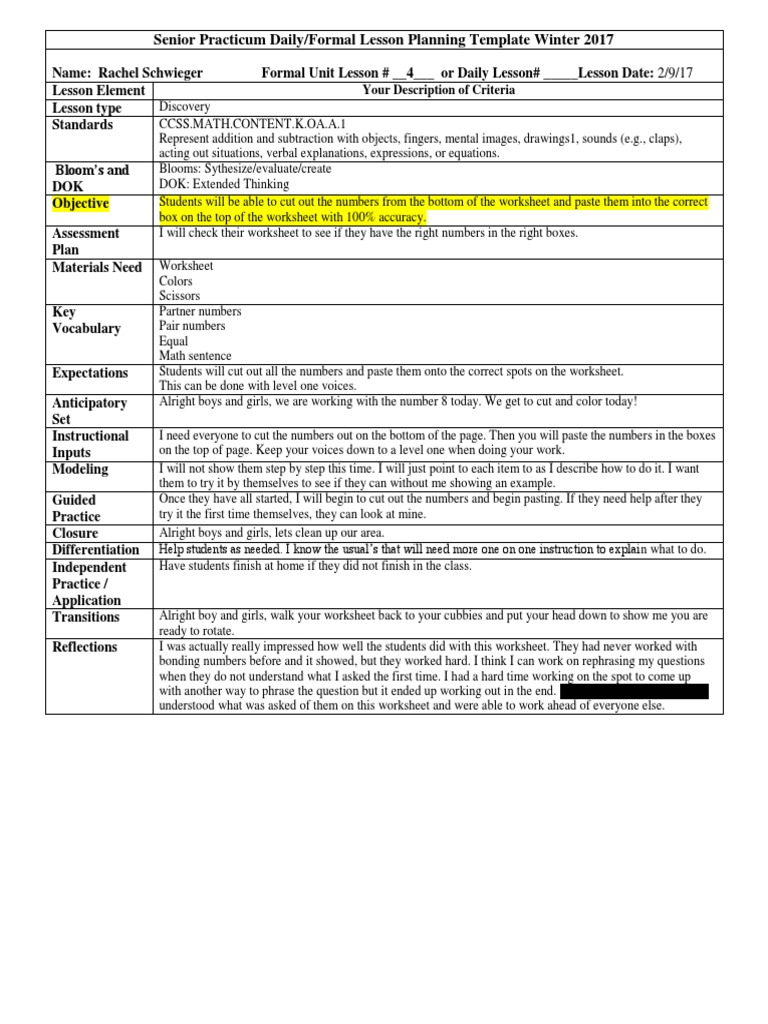 Formal Unit Lesson 4 | PDF | Lesson Plan | Communication