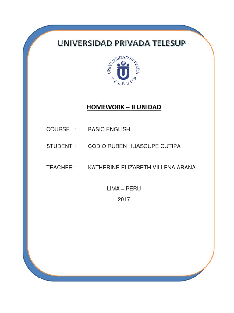 Homework Simple Present | PDF