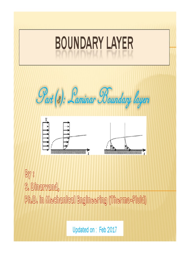 Laminar Boundary Layer Analysis | PDF