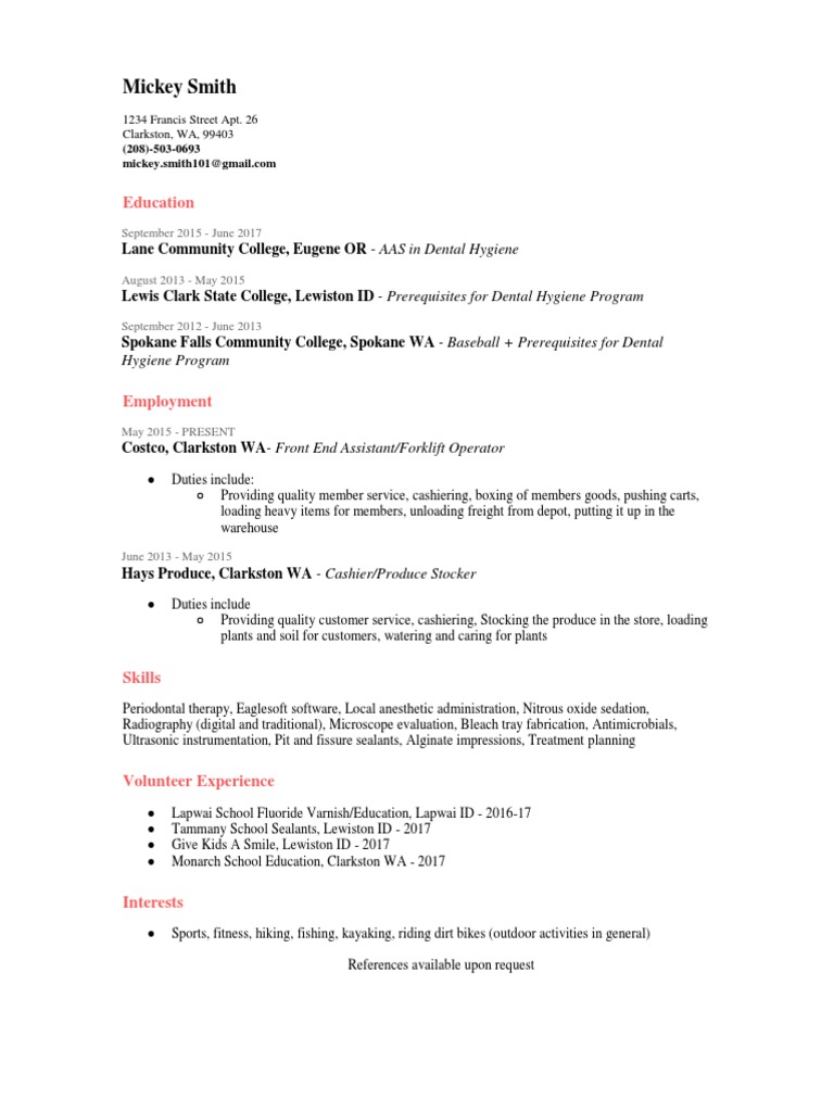 Mickey Smith Resume 1 1 | PDF | Business | Social Science