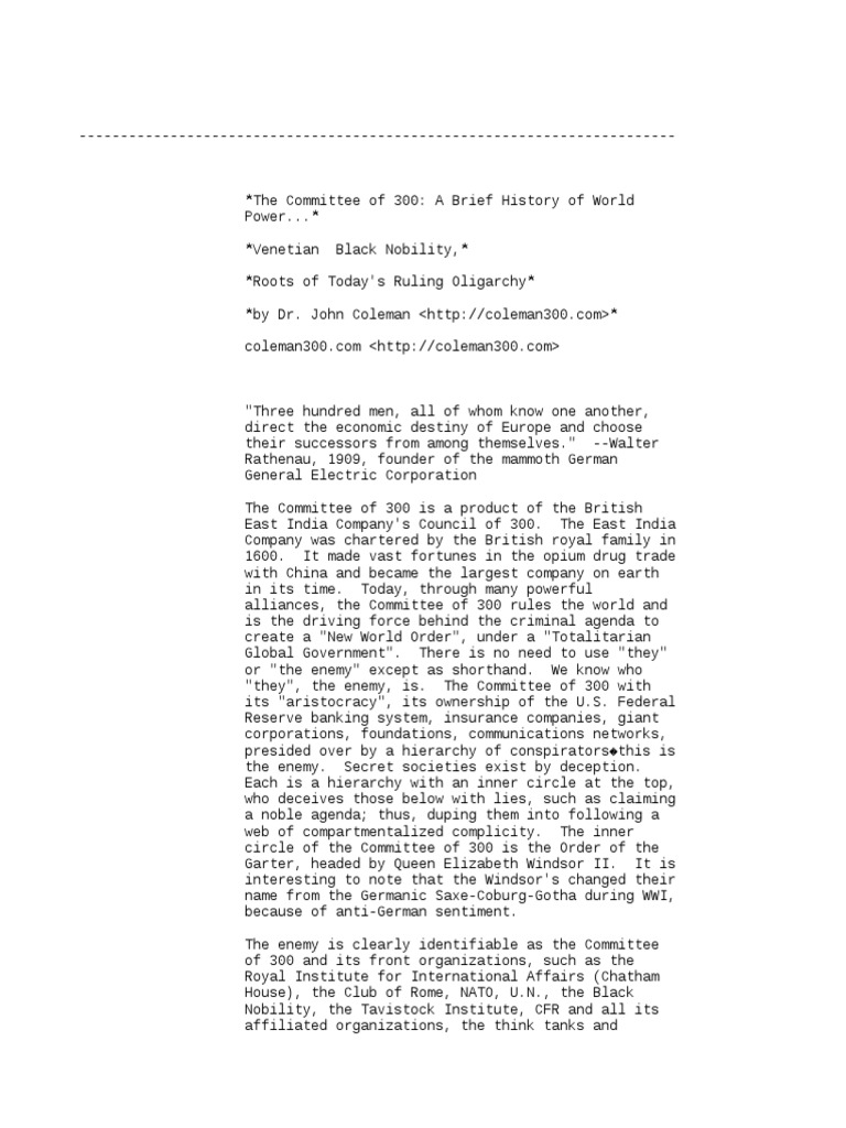 Oligarchy - Black Nobility | PDF | Venice | Byzantine Empire