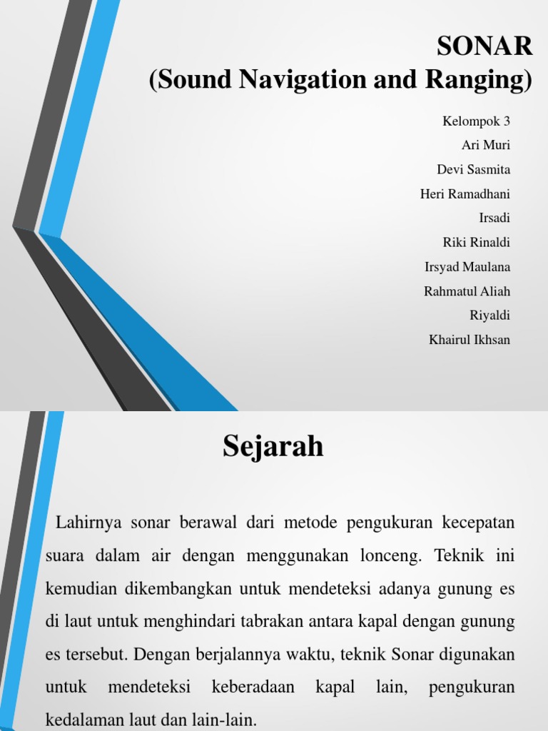 Sonar PPT Ku | PDF