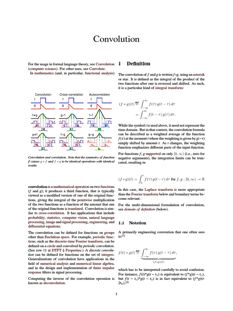 Convolution | Convolution | Distribution (Mathematics)