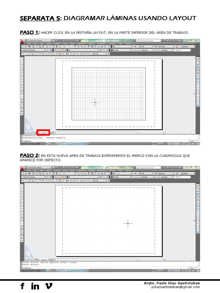 Separata 5 - Diagramar Laminas en Layout | PDF