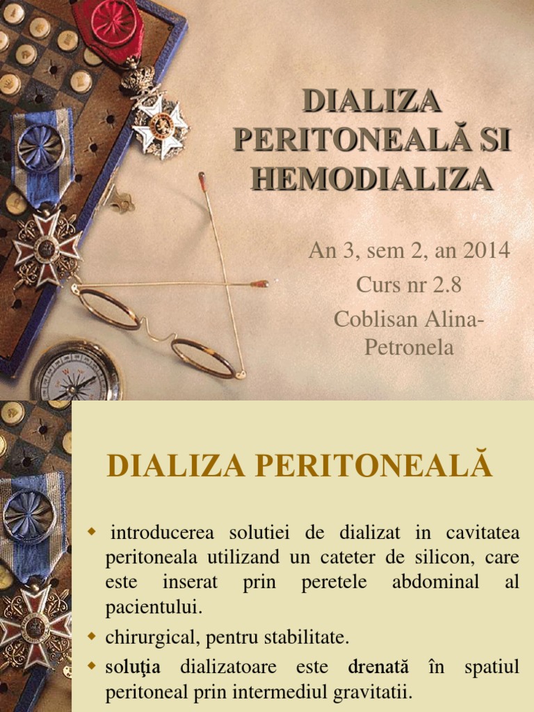Dializa Peritoneala Si Hemodializa | PDF