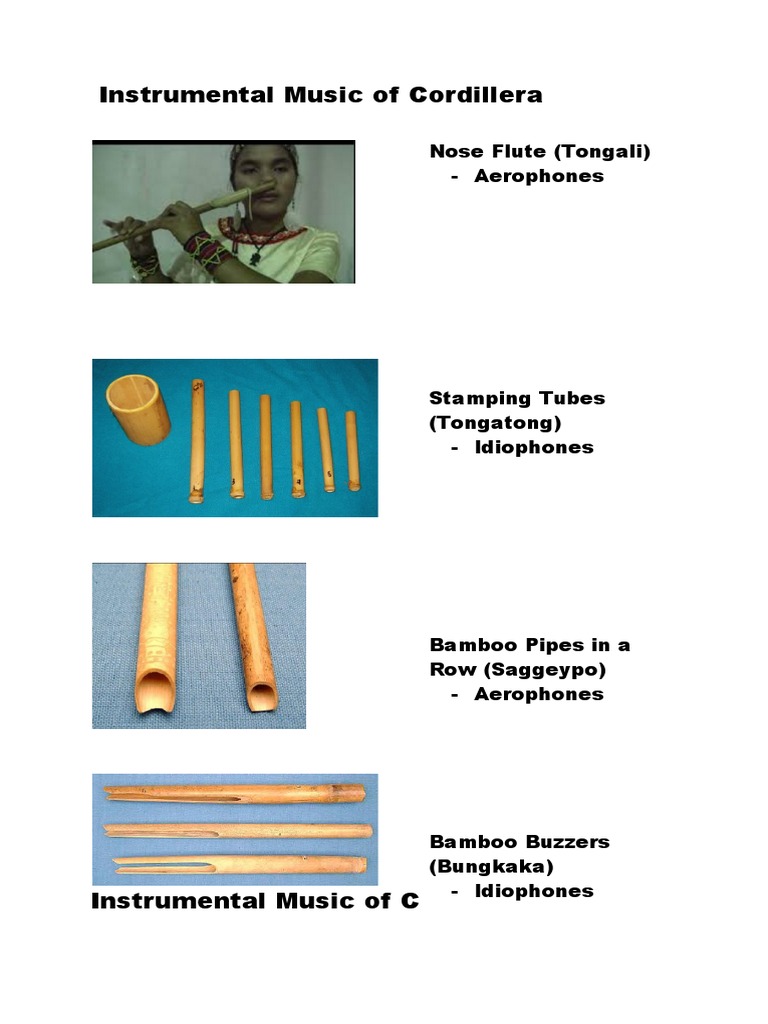 Tong Ali | PDF | Flute | Musical Instruments