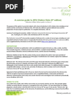 GCU Style Guide | PDF | Citation | Apa Style