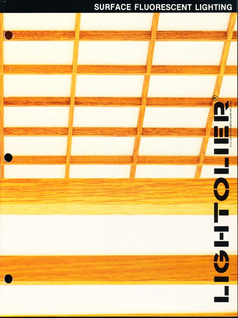 Lightolier Surface Fluorescent Lighting Brochure 1988 | PDF ...