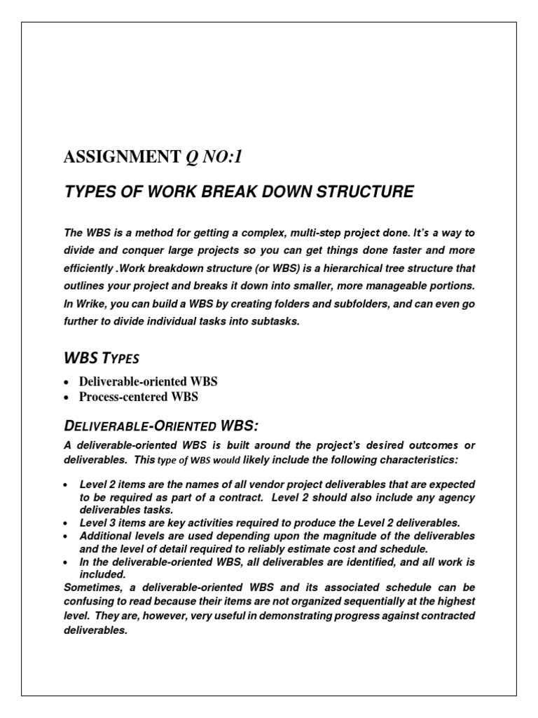 A Comparison of Deliverable-Oriented and Process-Centered Work ...