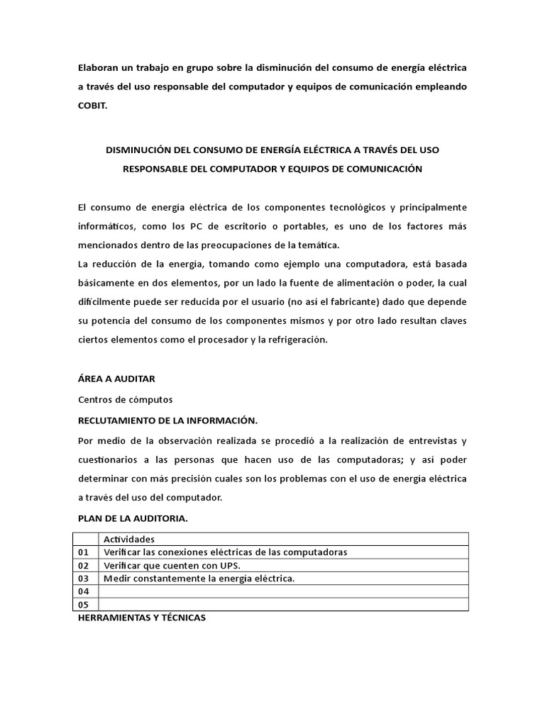 Actividad Responsabilidad Social | PDF | Consumo (economía) | Ingenieria Eléctrica