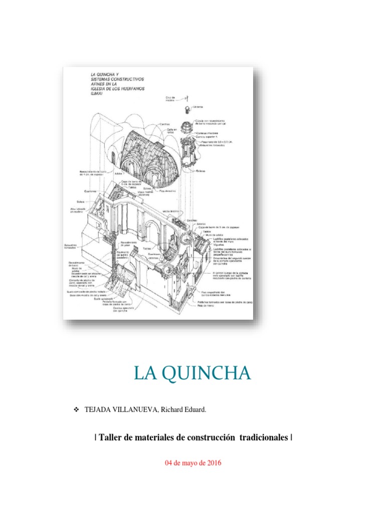 La Quincha | PDF | Bóveda (Arquitectura) | Hormigón