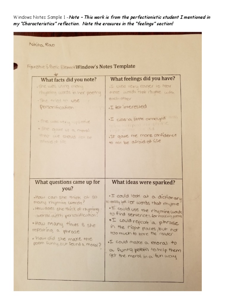 Windows Notes Sample 1 | PDF