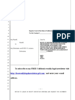 Sample Notice of Ruling For California | PDF | Mail | United States ...