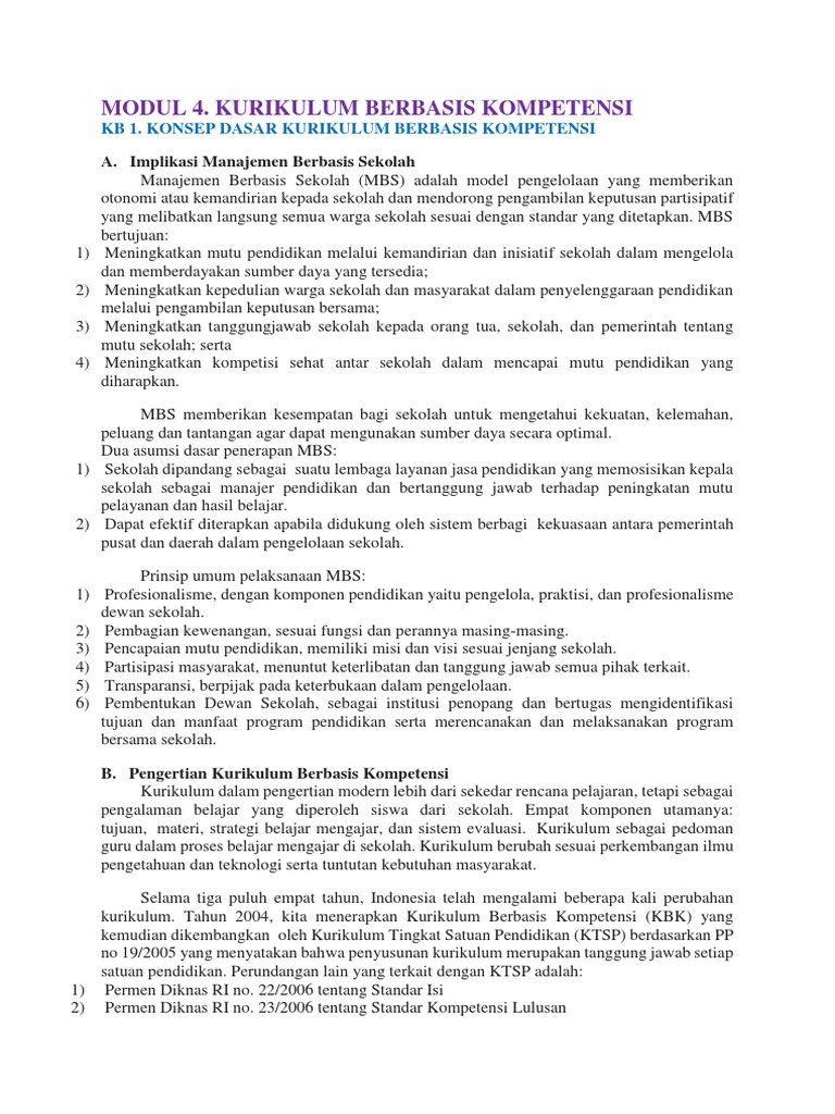 Implementing Competency-Based Curriculum through Integrated Learning | PDF