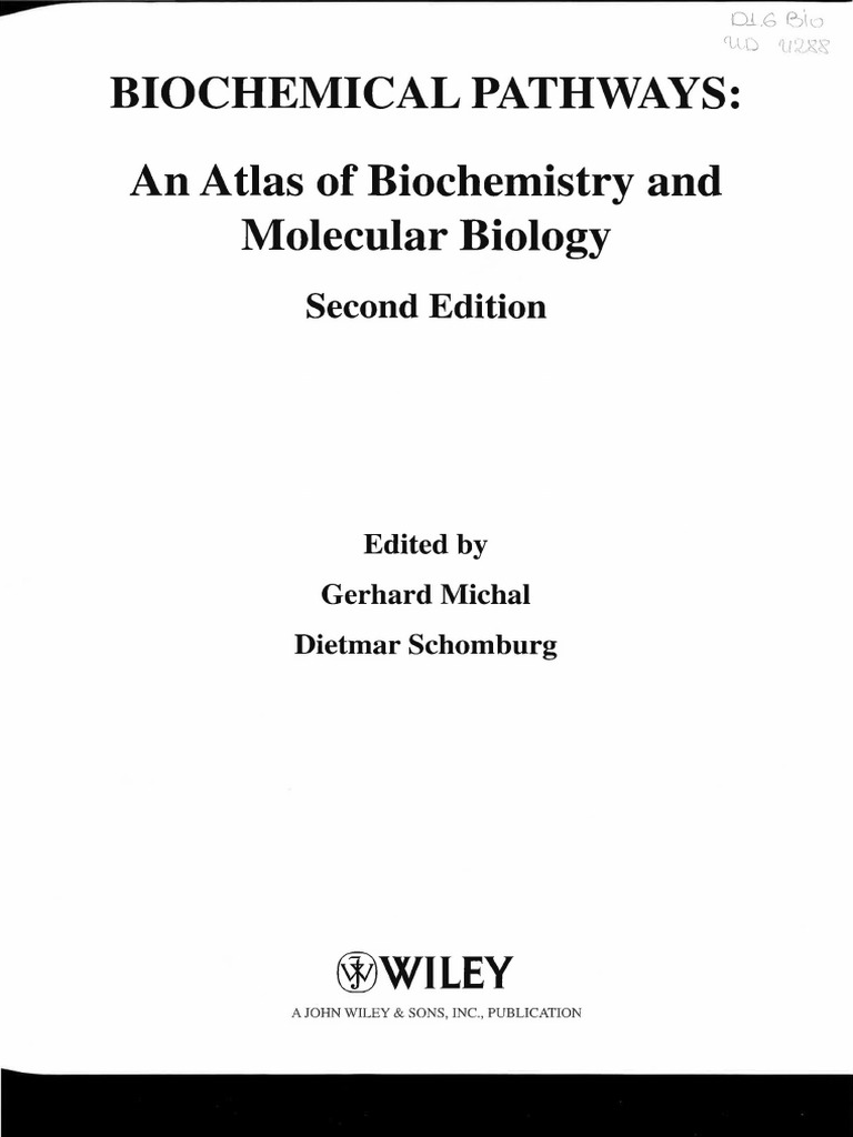 Biochemical Pathways Atlas, 2nd Edition | PDF | Biosynthesis | Metabolism