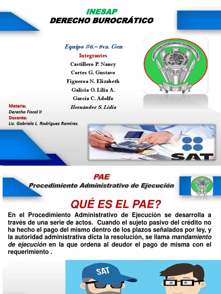 Pae Fiscal II | Pagos | Política