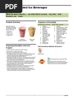 Barista Checklist | PDF