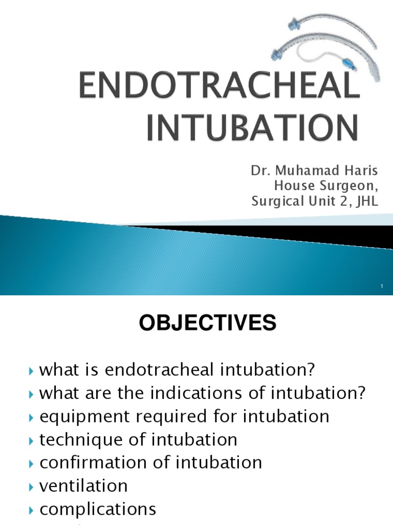 Endotracheal intubation | Respiration | Surgery