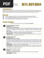 IIM A Resume Format For Freshers | PDF | Mechanical Engineering | Schools
