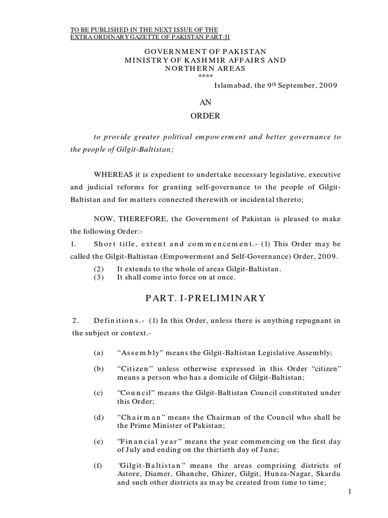 Governance Order | PDF | Eminent Domain | Remand (Detention)