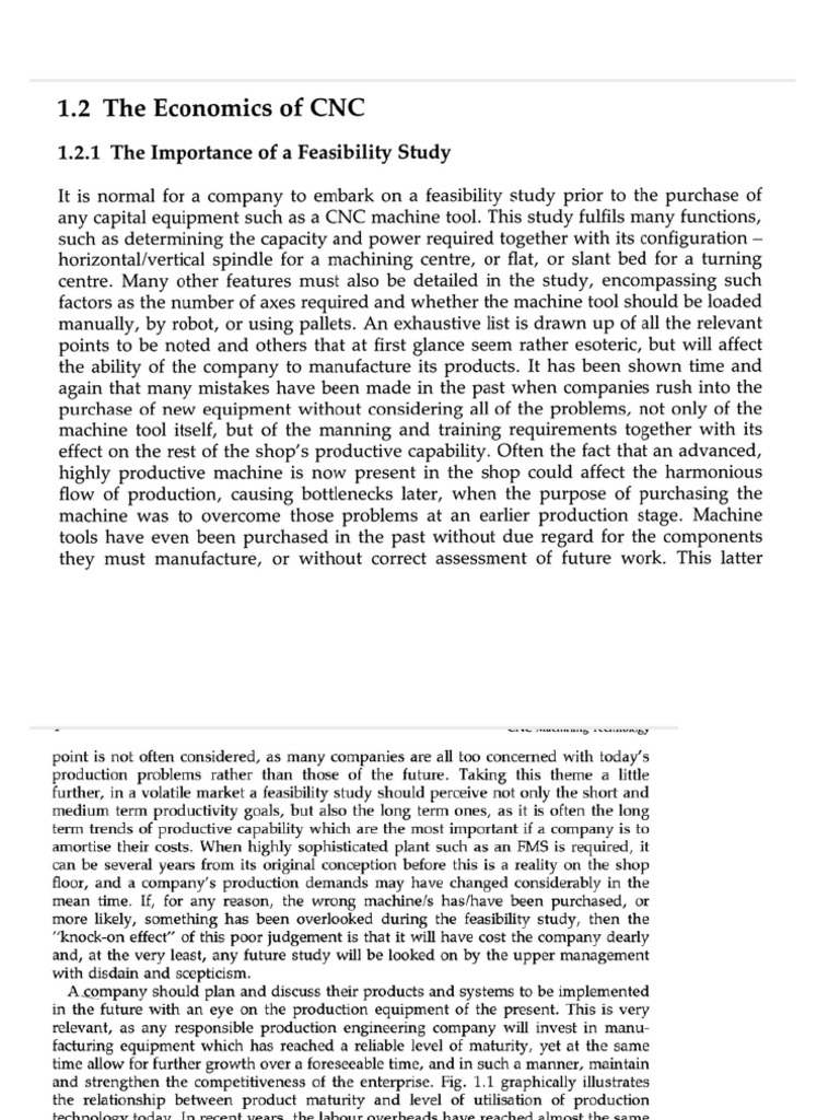 Economics of CNC | PDF