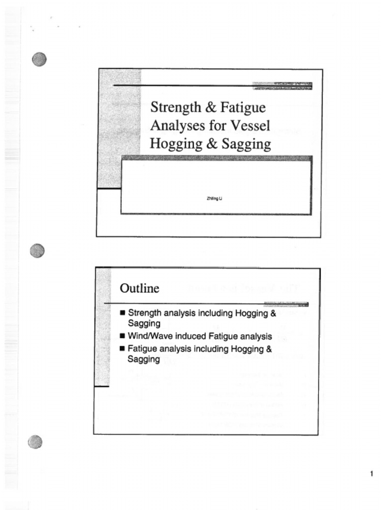 Hogging Sagging Fatigue Formula PDF | PDF